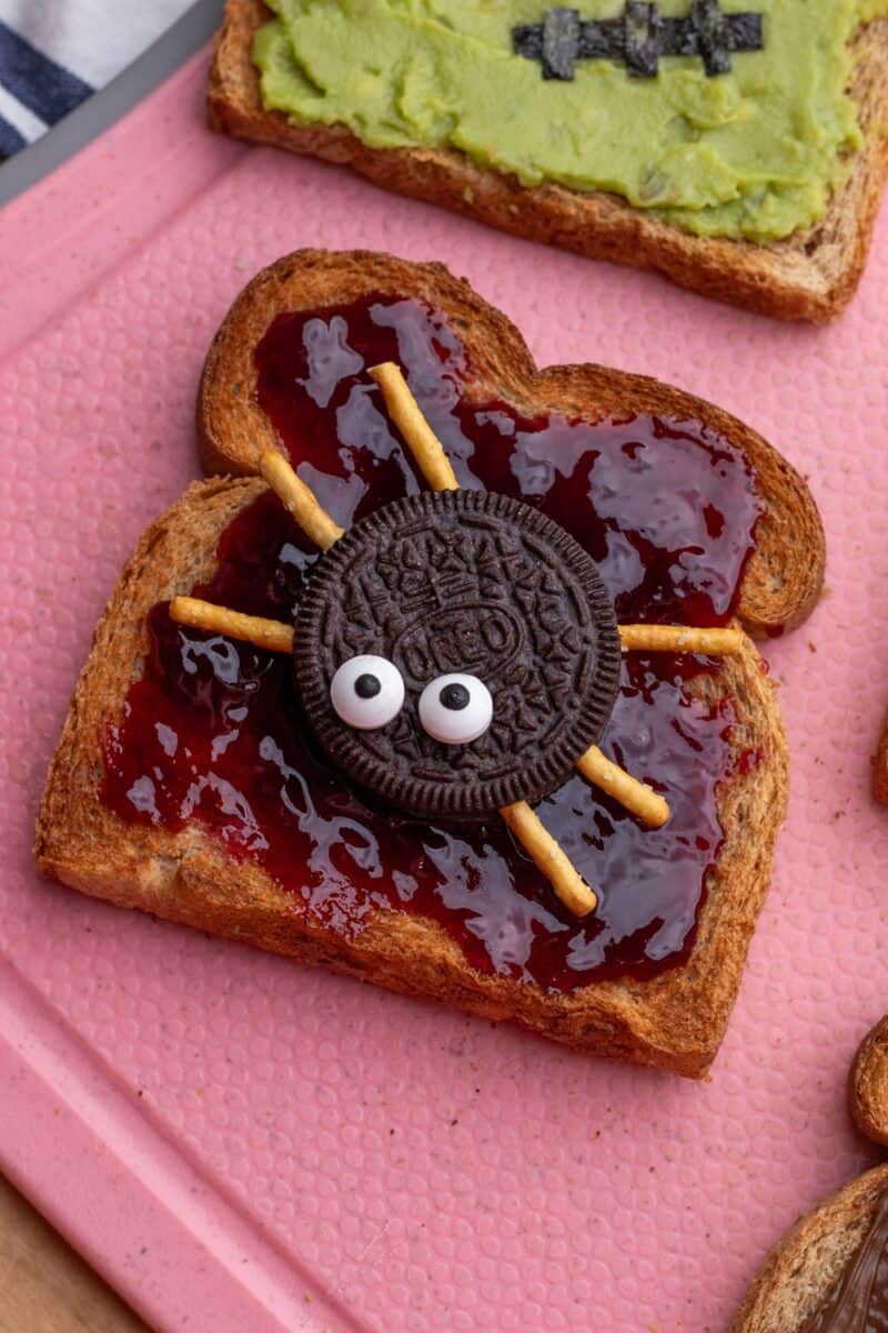 Cute and Spooky Halloween Toast