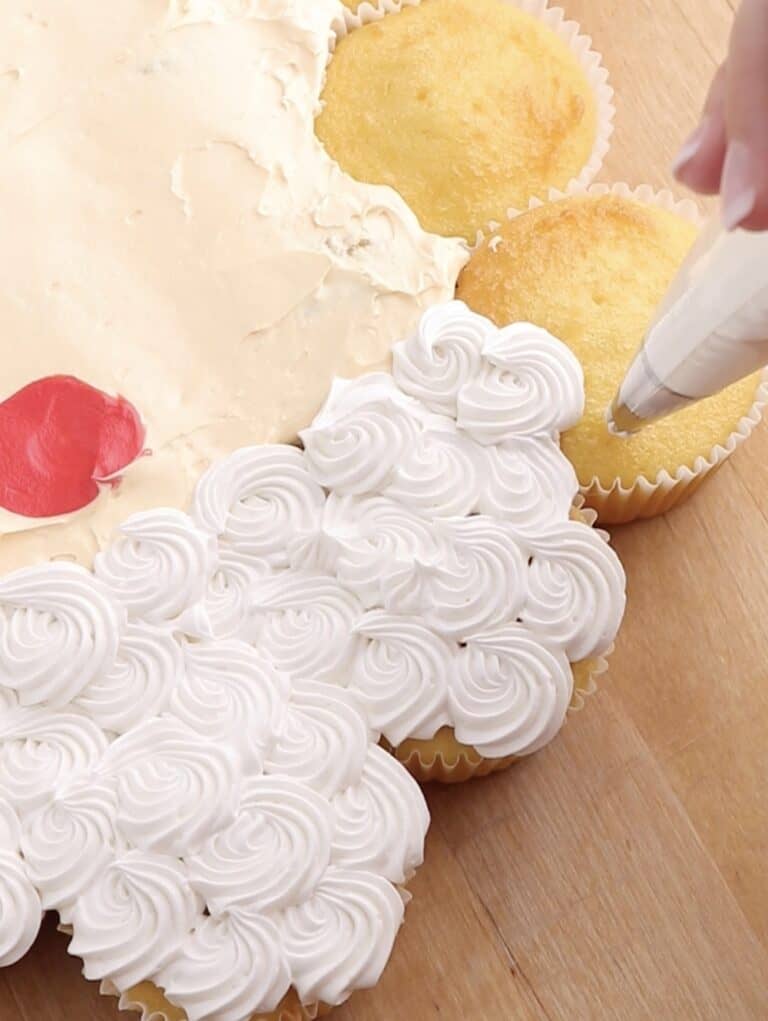 Festive Santa Pull-Apart Cupcakes