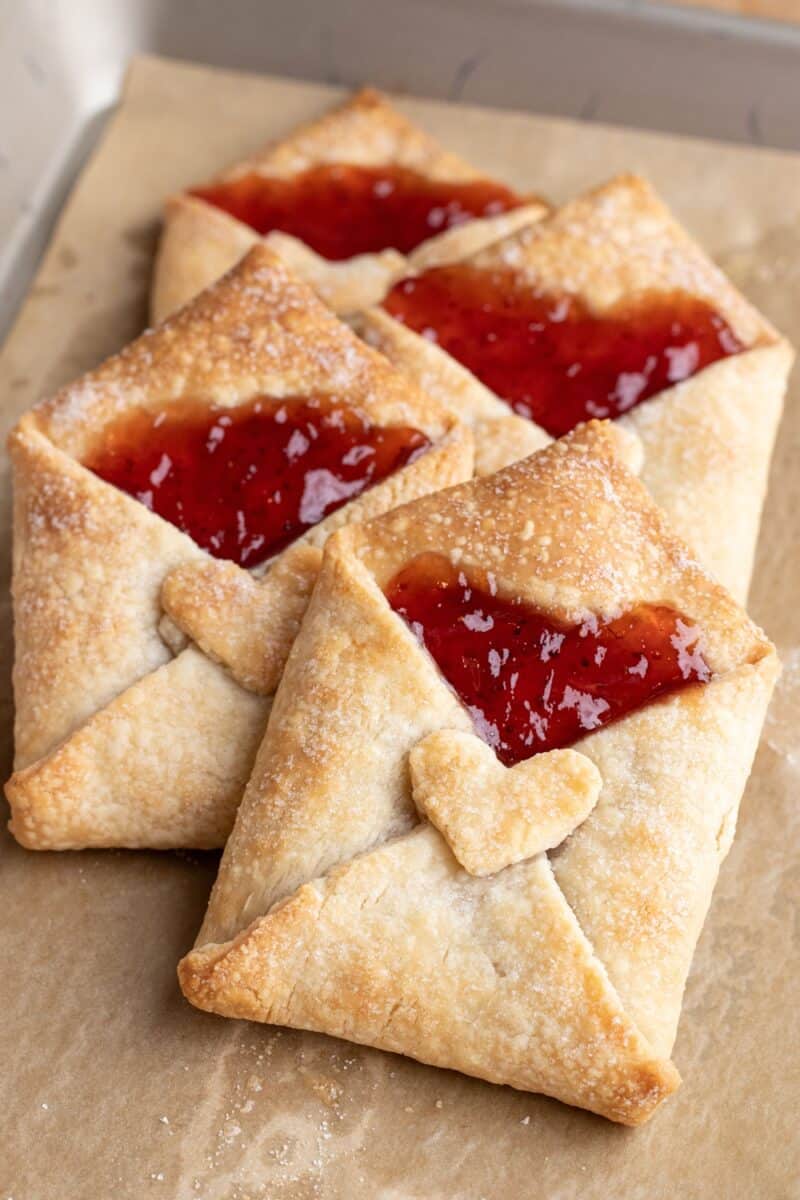 Pie Crust Love Envelopes - Easy Valentine Treat
