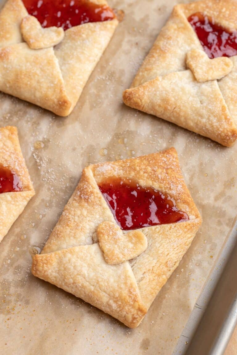 Pie Crust Love Envelopes - Easy Valentine Treat