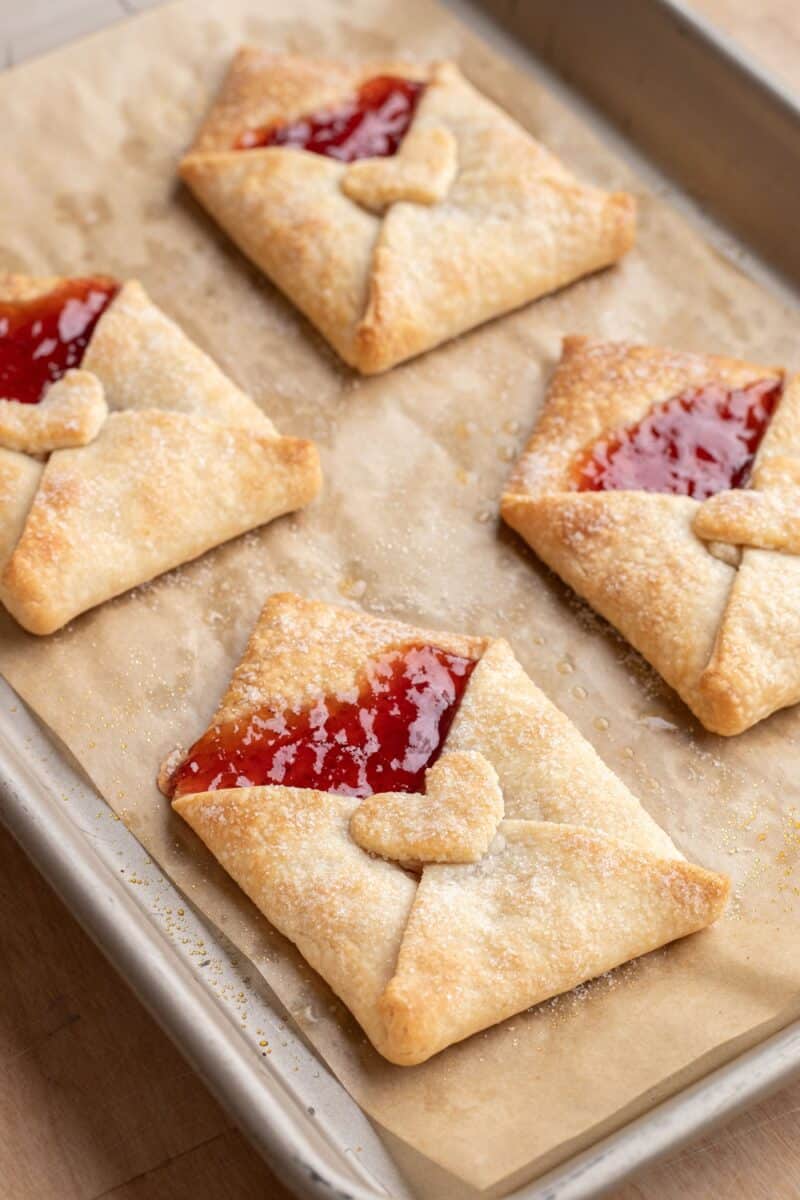 Pie Crust Love Envelopes - Easy Valentine Treat