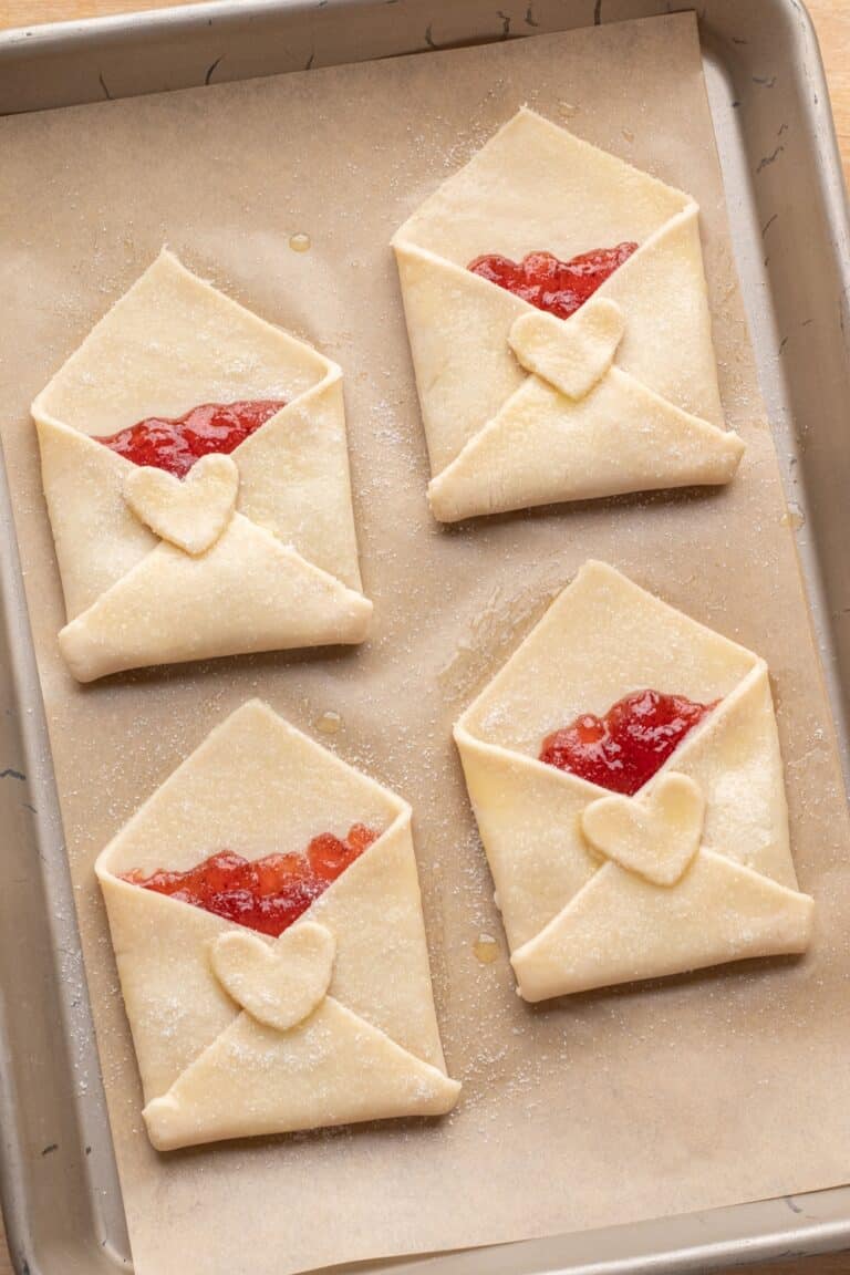 Pie Crust Love Envelopes - Easy Valentine Treat