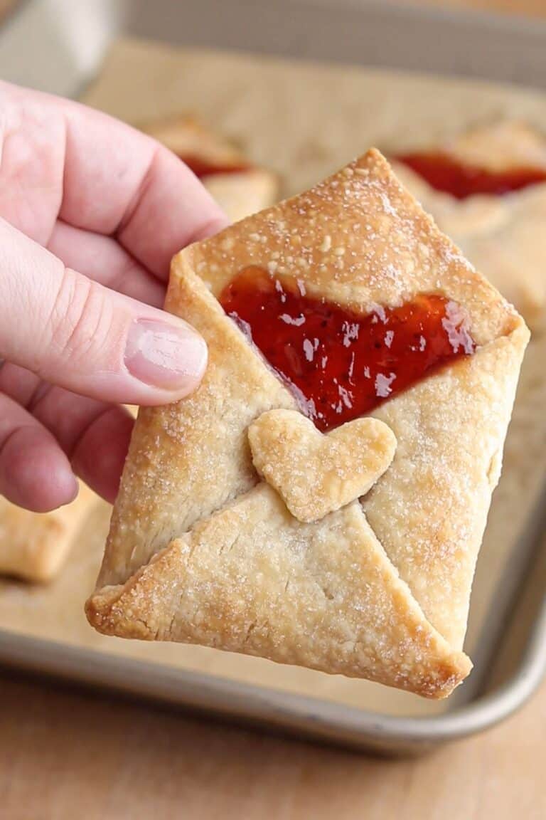 Pie Crust Love Envelopes - Easy Valentine Treat