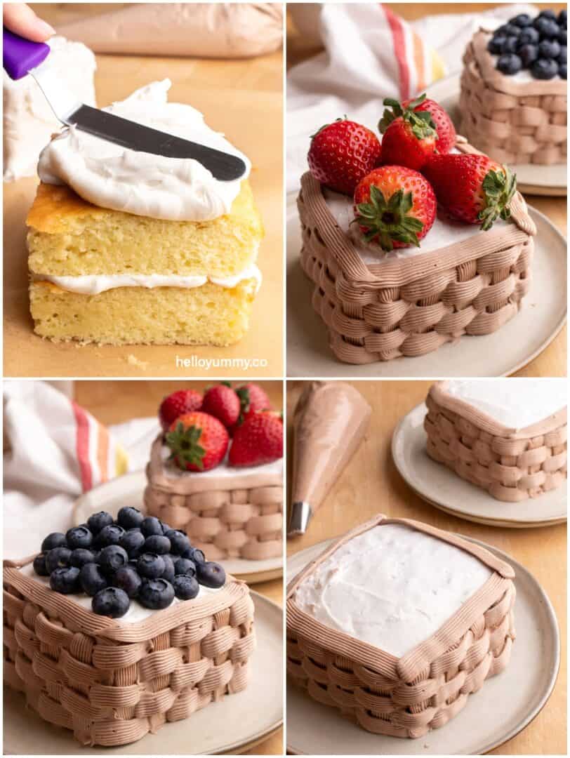 These Berry Fruit Basket Cakes Are the Sweetest Summer Treat